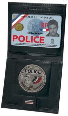 PORTE-CARTE GK MINI 2 VOLETS AVEC EMPLACEMENTS GRADE et MEDAILLE ...